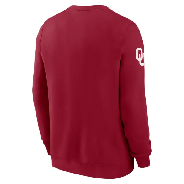 JORDAN Oklahoma Sideline Club Brand College Pullover Crew