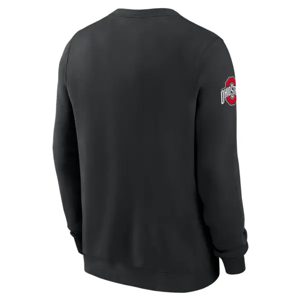 Nike Ohio State Sideline Club College Pullover Crew