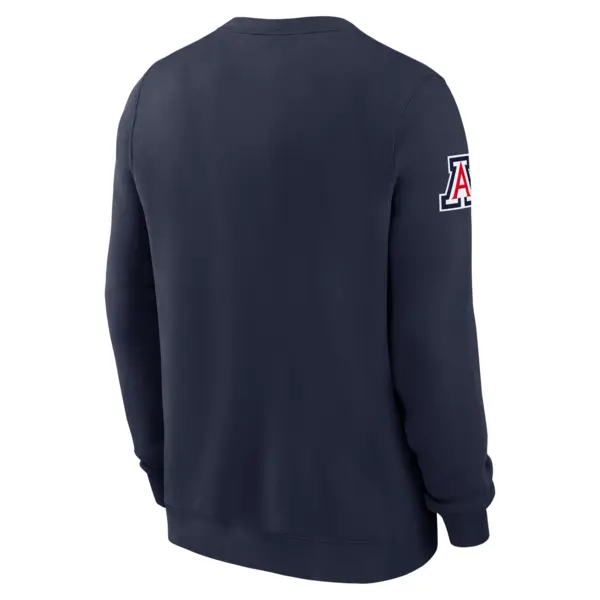 Nike Arizona Sideline Club College Pullover Crew