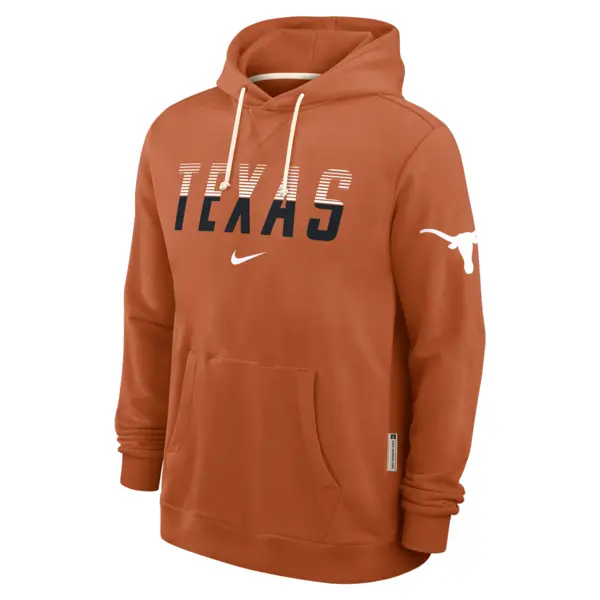 Nike Texas Sideline Standard Issue Dri-fit College Pullover Hoodie - Orange