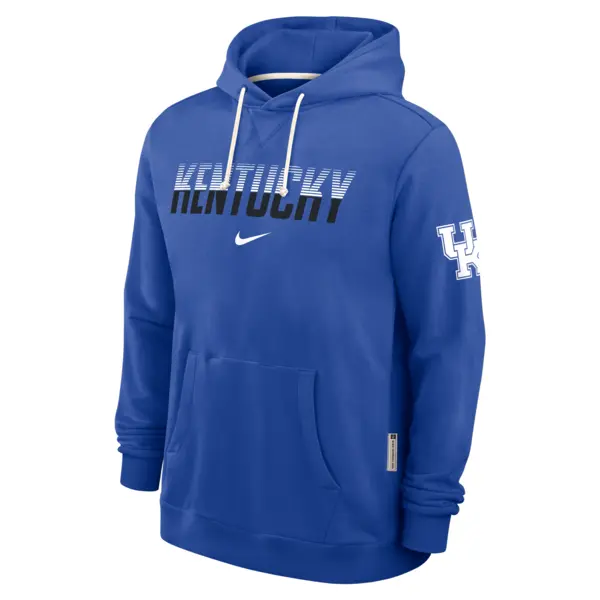 Nike Kentucky Sideline Standard Issue Dri-fit College Pullover Hoodie - Blue