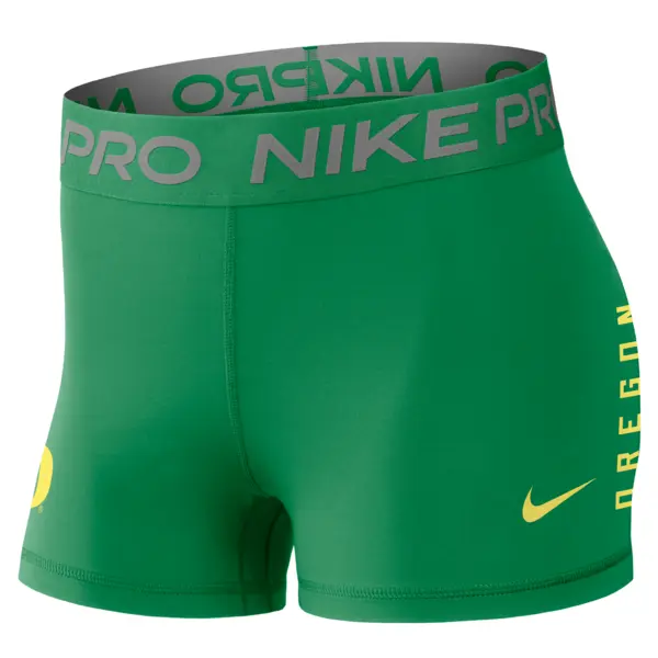 Nike Oregon Pro Dri-fit College Mid-rise Shorts - Green