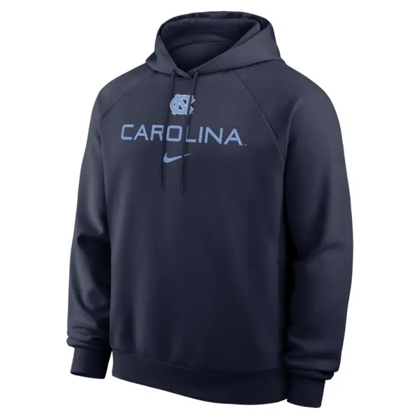 Nike North Carolina Premium Performance Dri-fit College Pullover Hoodie - Blue