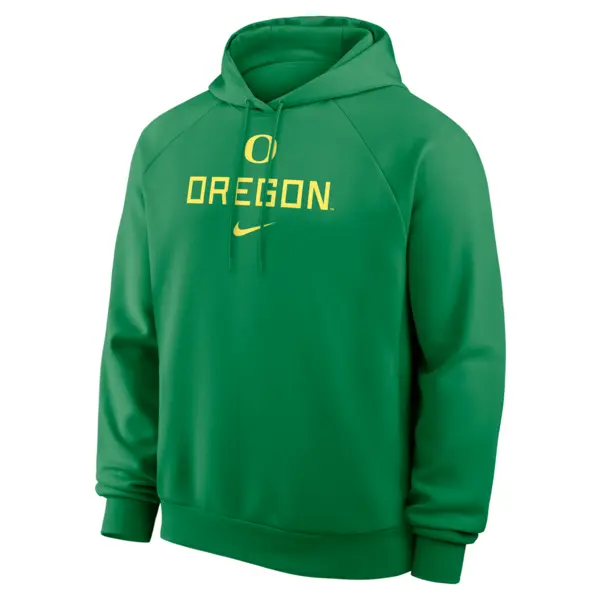 Nike Oregon Premium Performance Dri-fit College Pullover Hoodie - Green