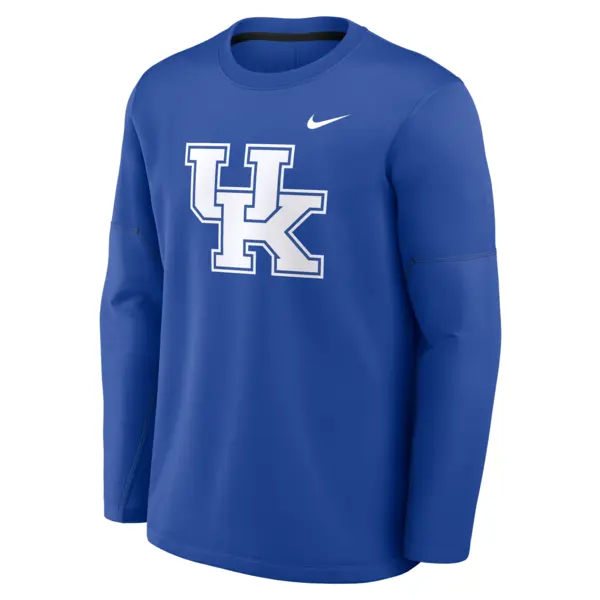 Nike Kentucky Sideline Coaches Therma-fit College Long-sleeve T-shirt - Blue