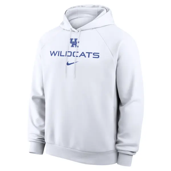 Nike Kentucky Premium Performance Dri-fit College Pullover Hoodie - White