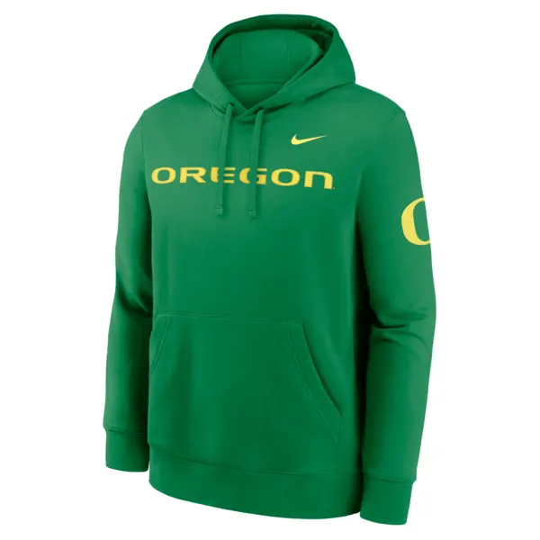 Nike Oregon Sideline Club College Pullover Hoodie - Green