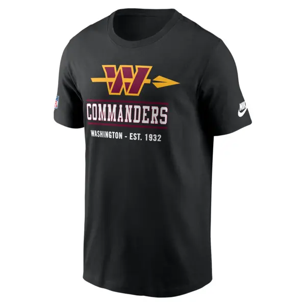 Nike Washington Commanders Essential Dri-fit Nfl Long-sleeve T-shirt - Black