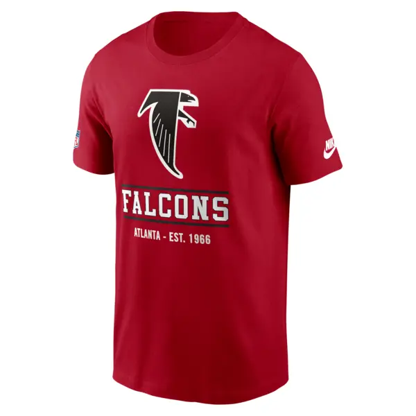 Nike Atlanta Falcons Essential Dri-fit Nfl Long-sleeve T-shirt - Red