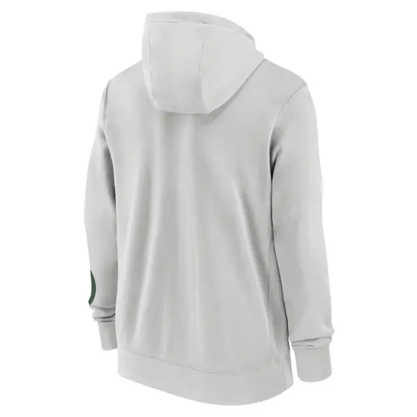 Nike New York Jets Club Nfl Full-zip Hoodie - Grey