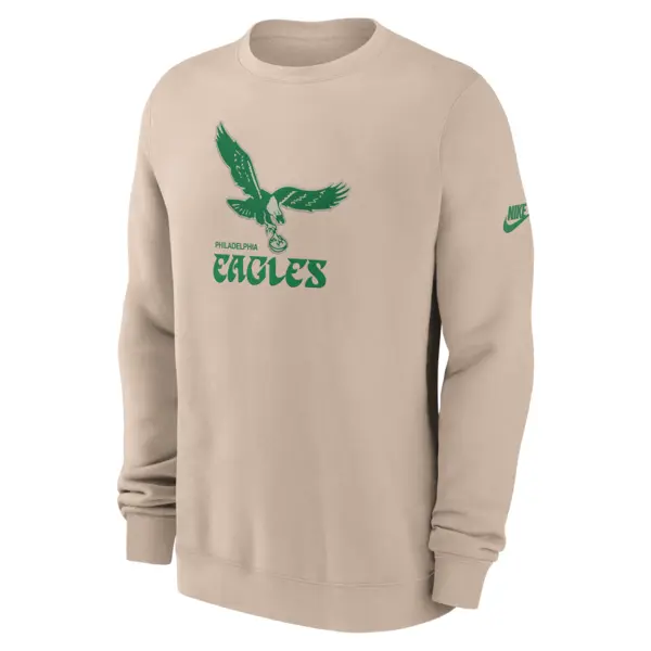 Nike Philadelphia Eagles Rewind Club Nfl Pullover Crew
