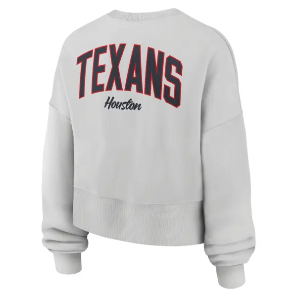 Nike Houston Texans Primetime Phoenix Nfl Oversized Pullover Crew