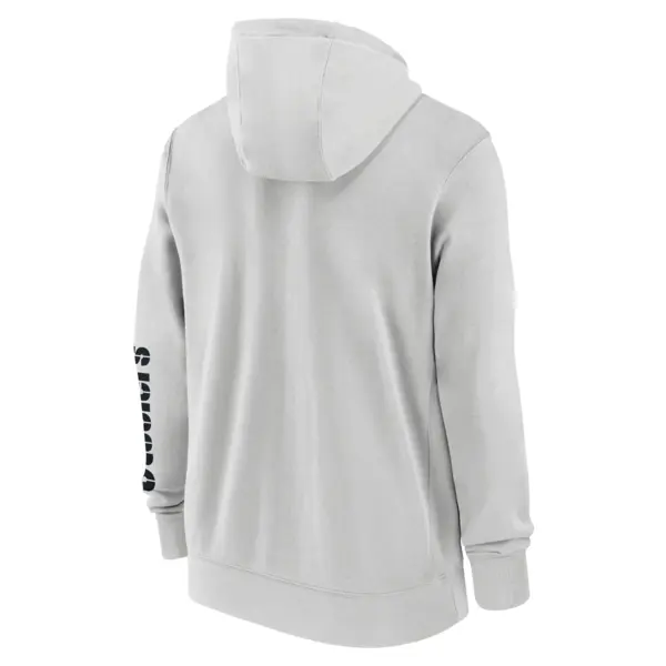 Nike Pittsburgh Steelers Club Full-zip Hoodie - Grey