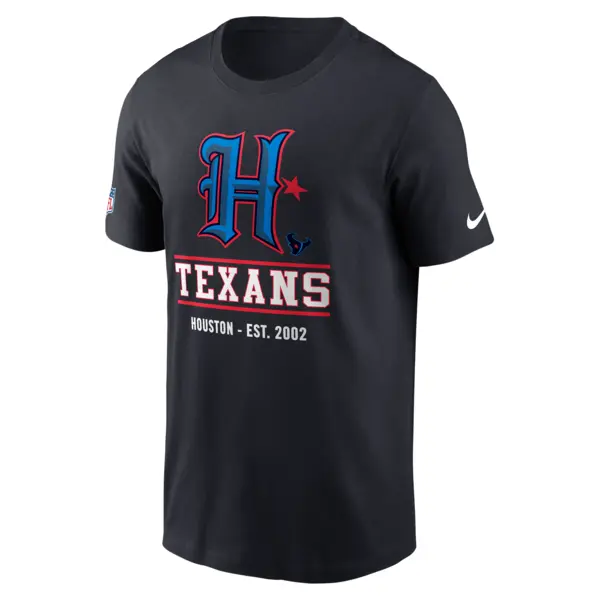 Nike Houston Texans Essential Dri-fit Nfl Long-sleeve T-shirt - Blue