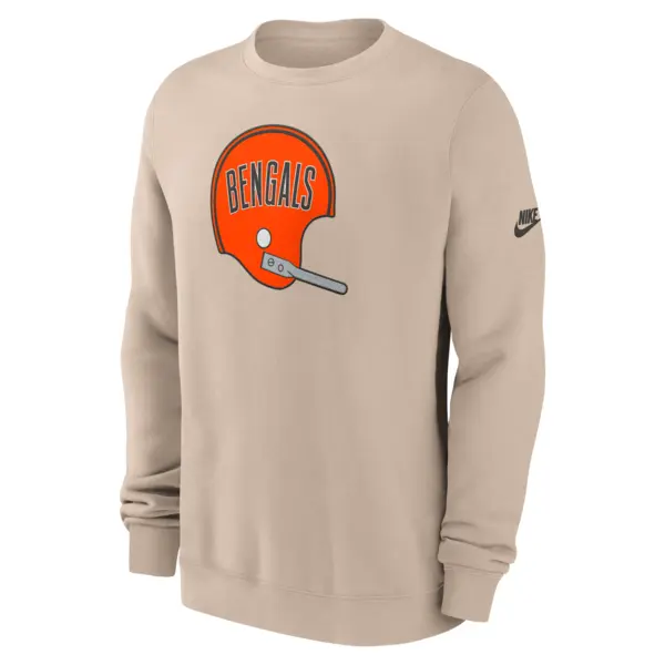 Nike Cincinnati Bengals Rewind Club Nfl Pullover Crew