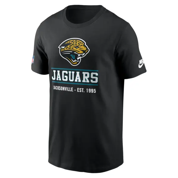 Nike Jacksonville Jaguars Essential Dri-fit Nfl Long-sleeve T-shirt - Black