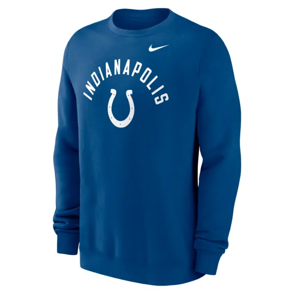 Nike Indianapolis Colts Club Nfl Pullover Crew - Blue