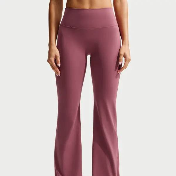 Nike Zenvy High-waisted Flared Leggings - Red