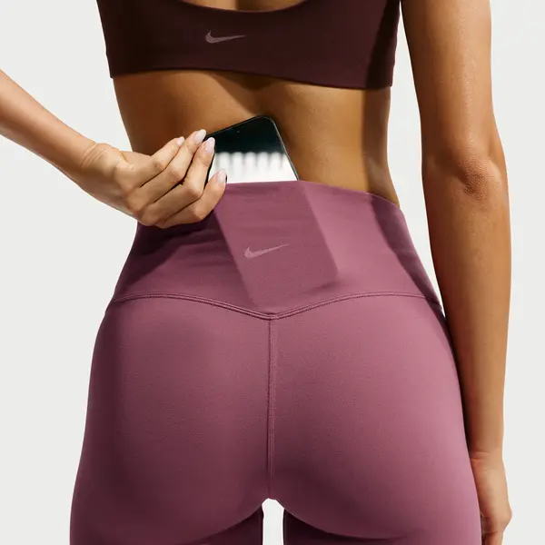 Nike Zenvy High-waisted Flared Leggings - Red