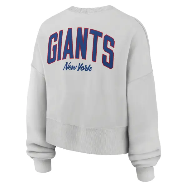 Nike New York Giants Primetime Phoenix Nfl Oversized Pullover Crew