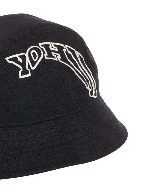 Y3 Logo Embroidered Bucket Hat