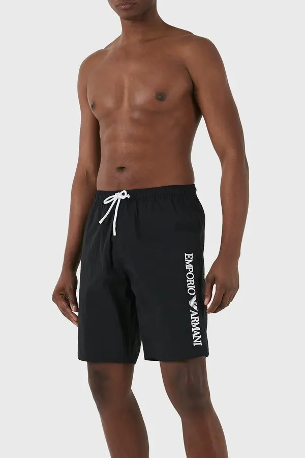 Emporio Armani Logo Pattern Shorts