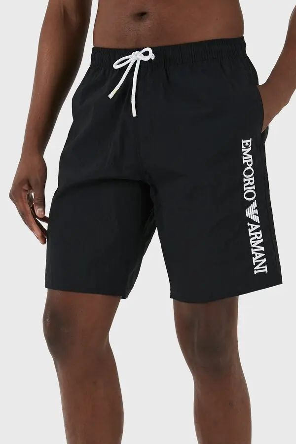 Emporio Armani Logo Pattern Shorts