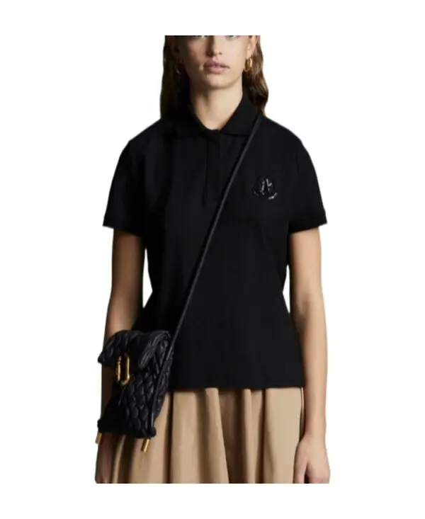 Moncler Logo-patch Drawstring Polo Top