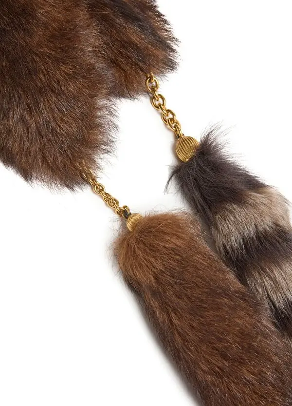 Chloé Fur Scarf