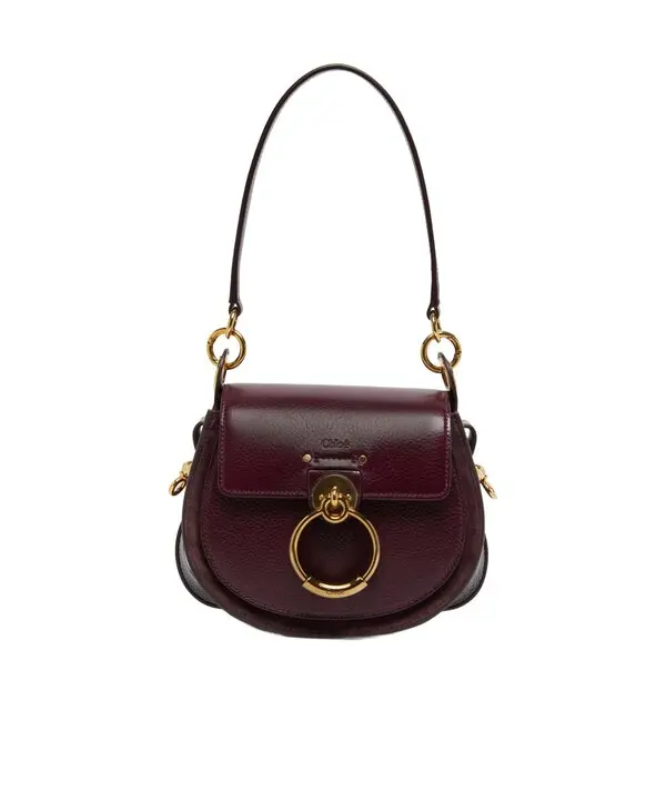 Chloé Logo Shoulder Bag - Brown