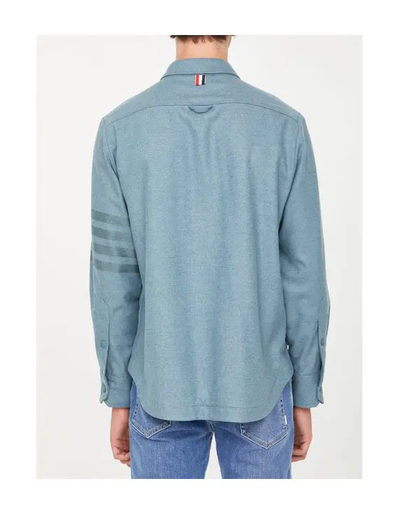 Thom Browne 4-bar Shirt Jacket