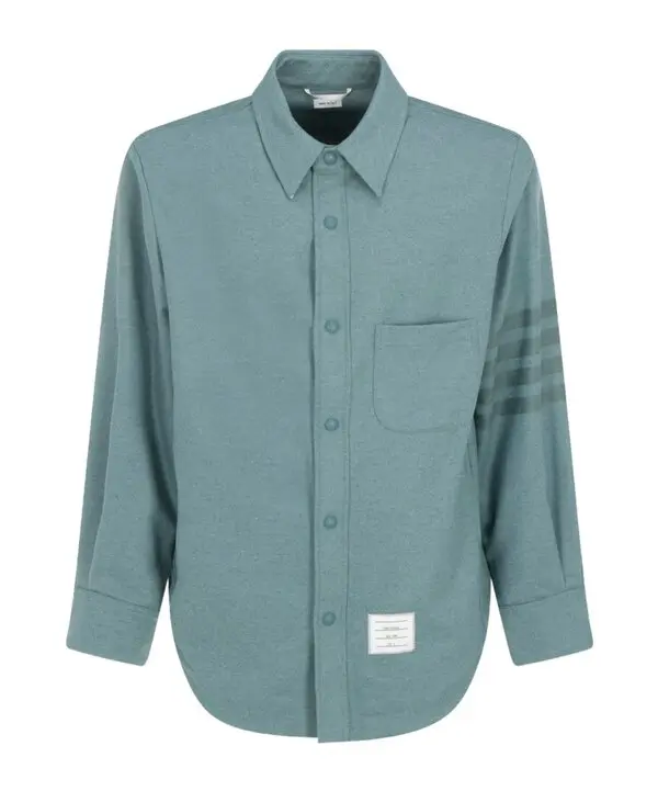 Thom Browne 4-bar Shirt Jacket - No