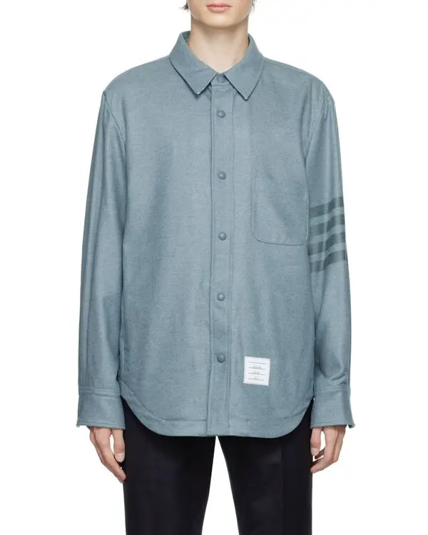 Thom Browne 4-bar Shirt Jacket