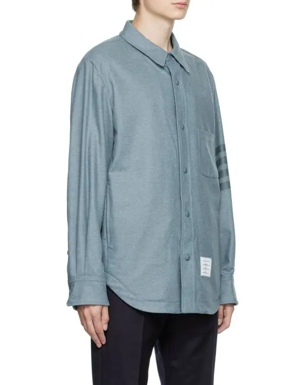 Thom Browne 4-bar Shirt Jacket