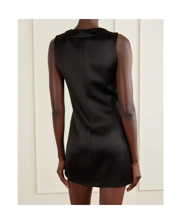 Saint Laurent Embellished Sleeveless Mini Dress
