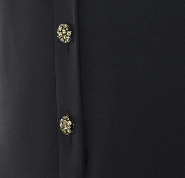 Saint Laurent Embellished Sleeveless Mini Dress