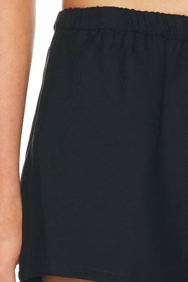Enza Costa Twill All Day Short - Black