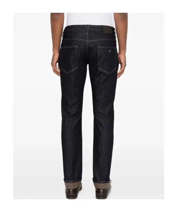 Emporio Armani Five-pockets Logo-plaque Jeans