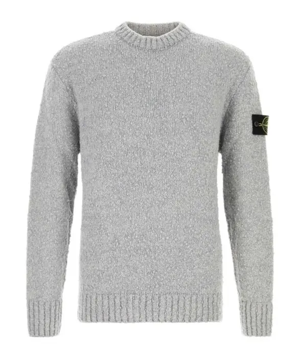 Stone Island Long-sleeved Sweater - Light Grey