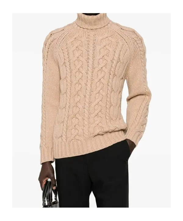 Brunello Cucinelli Cable-knit Roll-neck Sweater