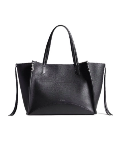 J.W.ANDERSON Loafer Cabas Bag In Leather - Black