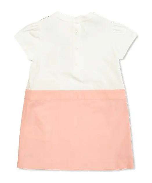 Fendi Short Sleeve Pleated Dress