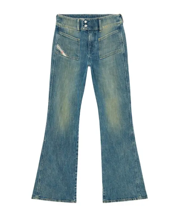 DIESEL® Bootcut Jeans Low-waist D-hush