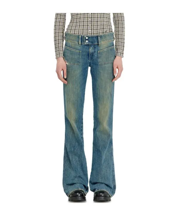 DIESEL® Bootcut Jeans Low-waist D-hush
