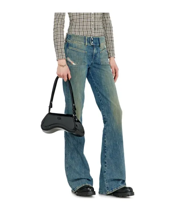 DIESEL® Bootcut Jeans Low-waist D-hush