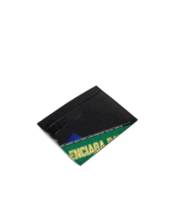 Balenciaga Logo Print Cardholder Wallet