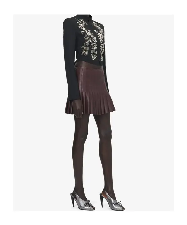 Alexander McQueen Pleated Mini Skirt