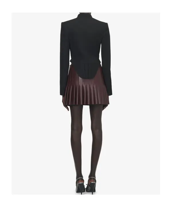 Alexander McQueen Pleated Mini Skirt