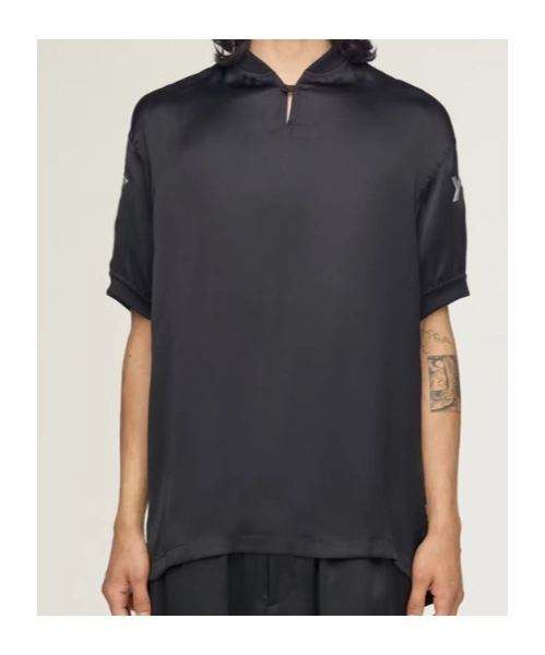 Y3 Liquid Logo Satin T-shirt