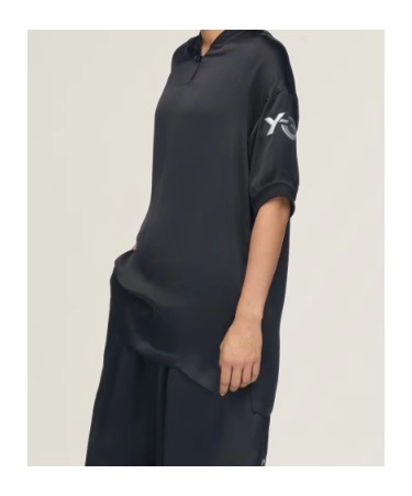 Y3 Liquid Logo Satin T-shirt